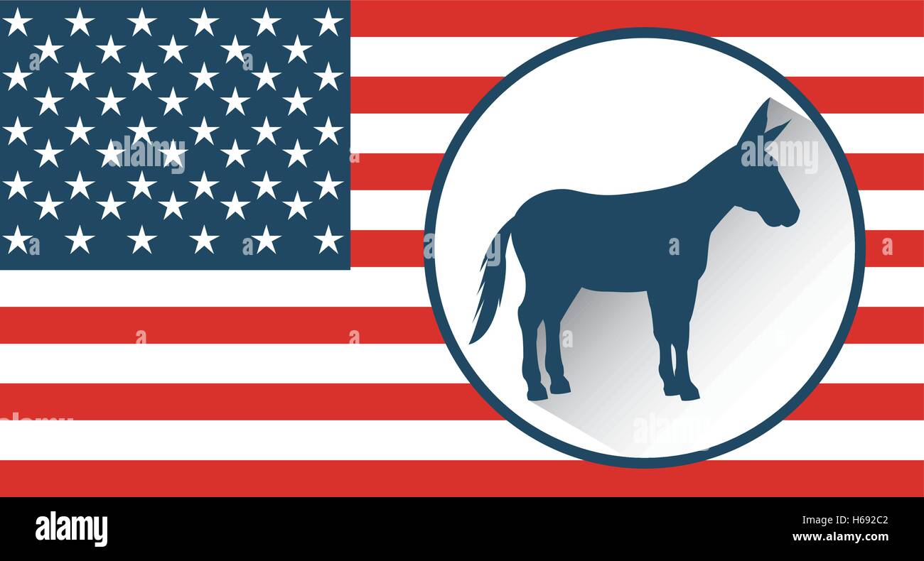 democrat political party animal Stock Vector Image & Art - Alamy