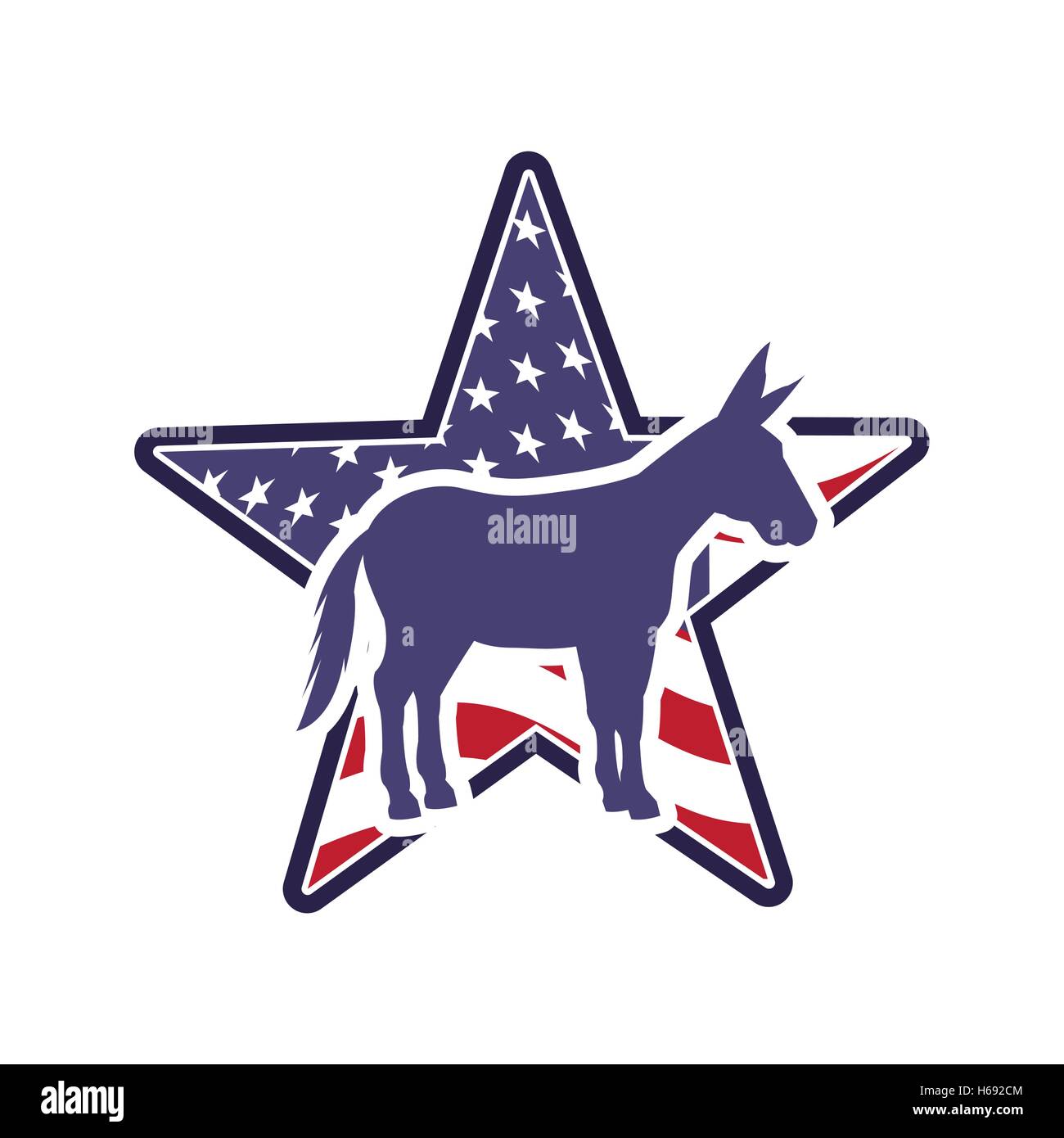 democrat political party animal Stock Vector Image & Art - Alamy