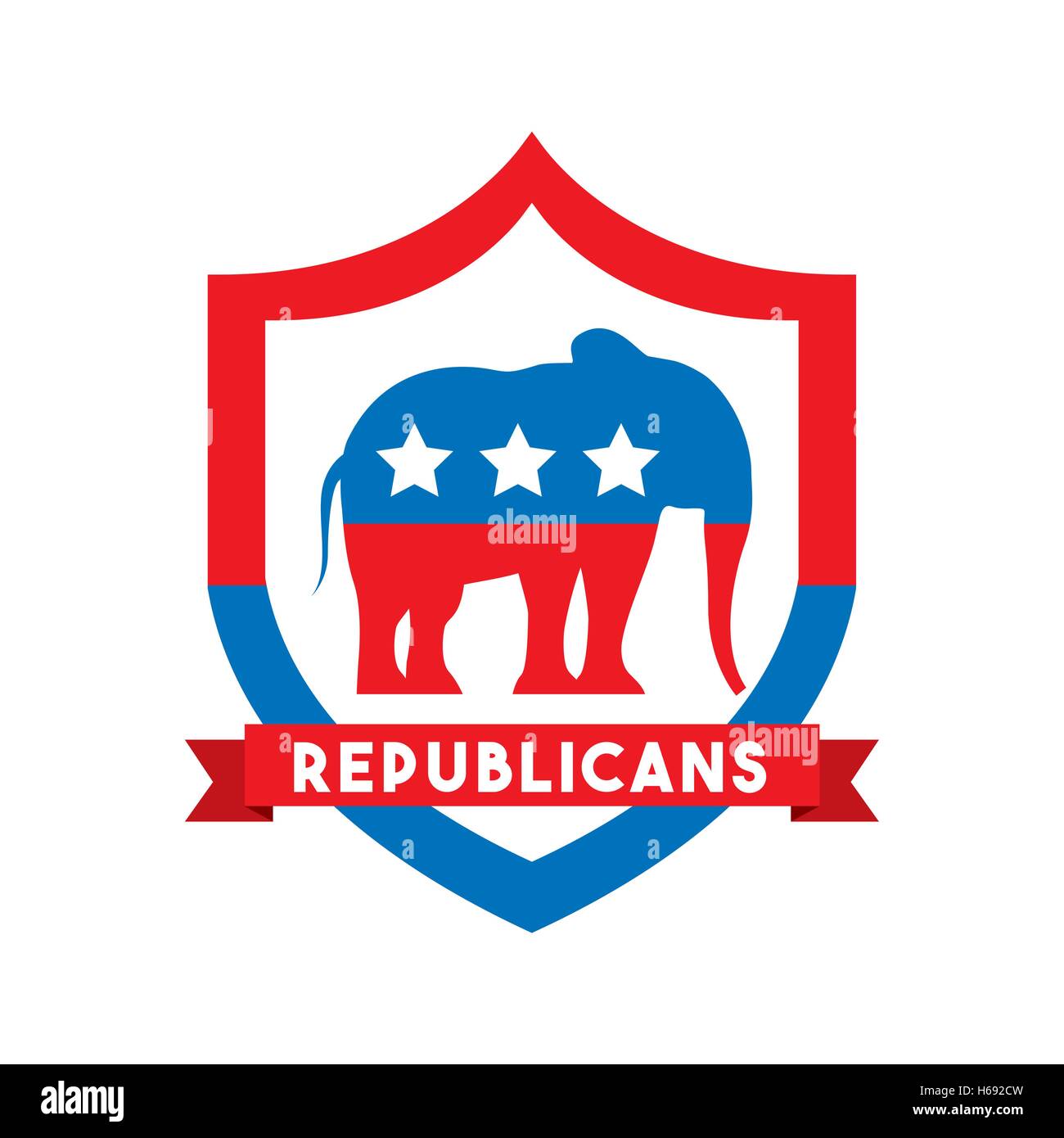 Republican political party animal Stock Vector Image & Art - Alamy
