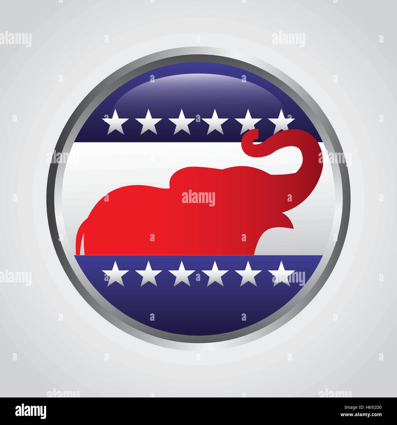 Republican political party animal Stock Vector Image & Art - Alamy