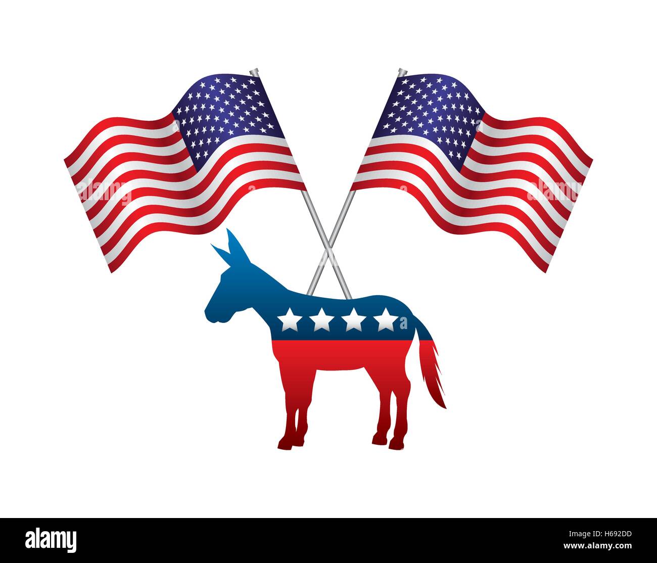 democrat political party animal Stock Vector Image & Art - Alamy