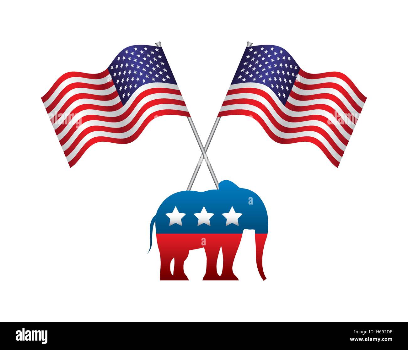 Republican political party animal Stock Vector Image & Art - Alamy