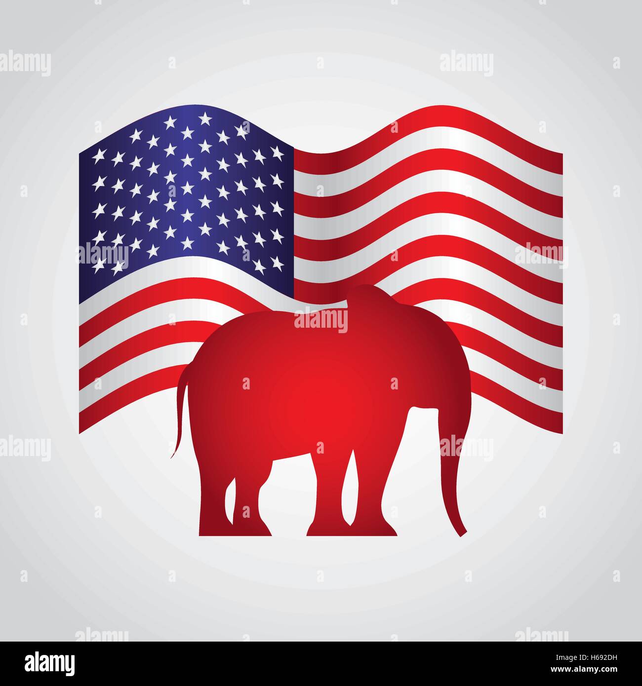 Republican political party animal Stock Vector Image & Art - Alamy