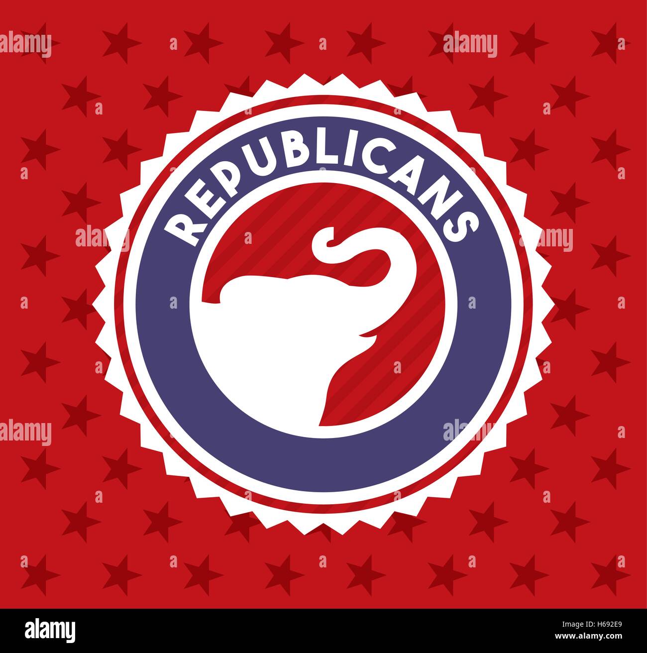 Republican political party animal Stock Vector Image & Art - Alamy