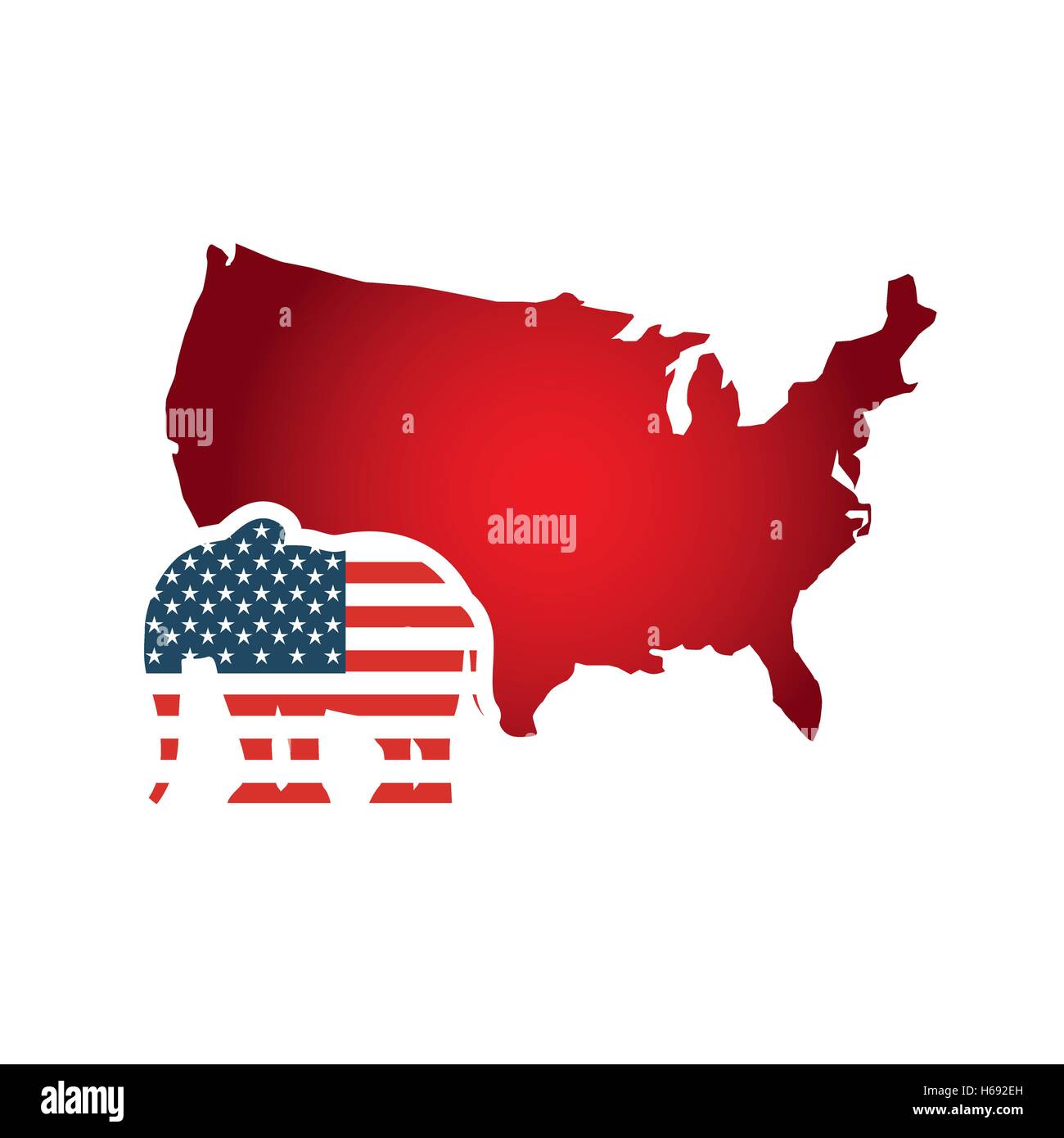 Republicans elephant Stock Vector Images - Alamy