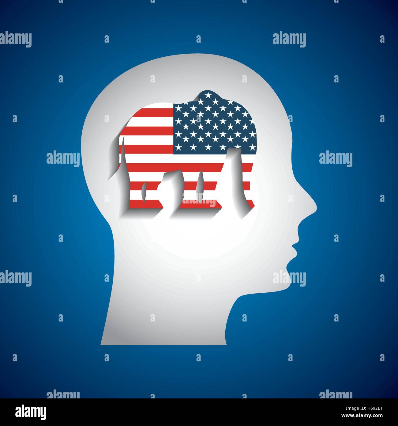 Republican political party animal Stock Vector Image & Art - Alamy