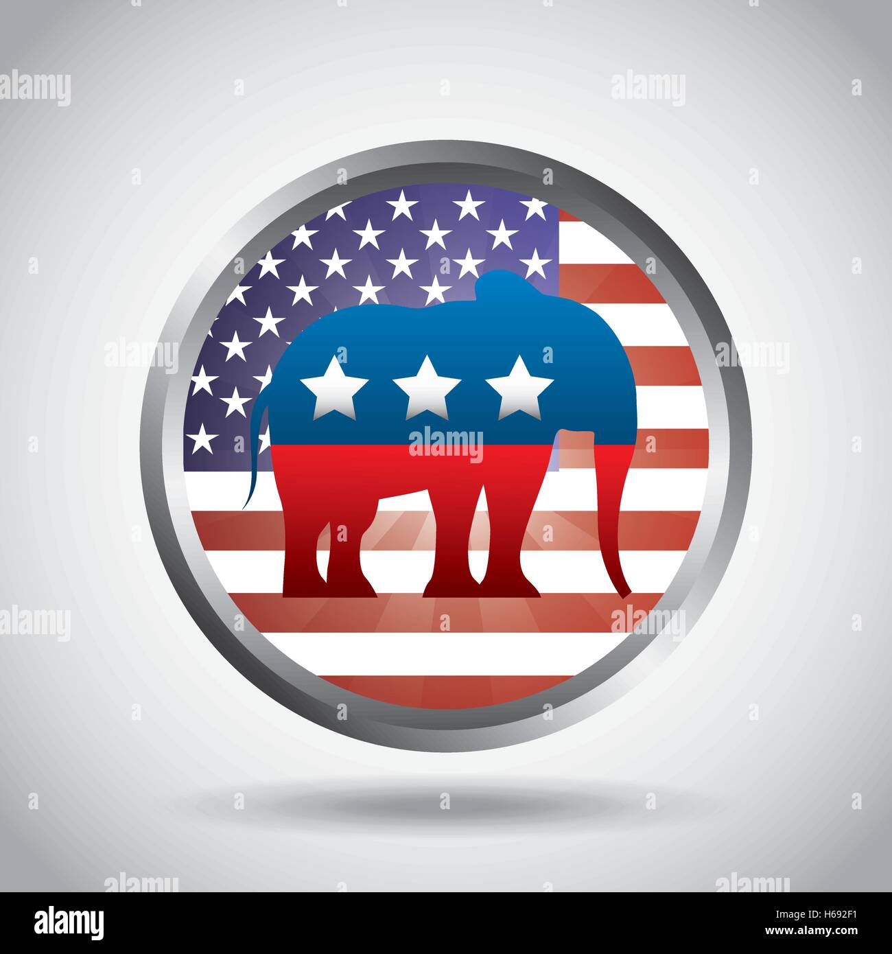 Republican political party animal Stock Vector Image & Art - Alamy