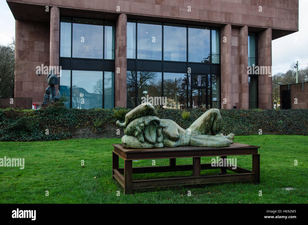 contorted limbs flaccid voluptuousness of this Bronze Woman disrupts ...