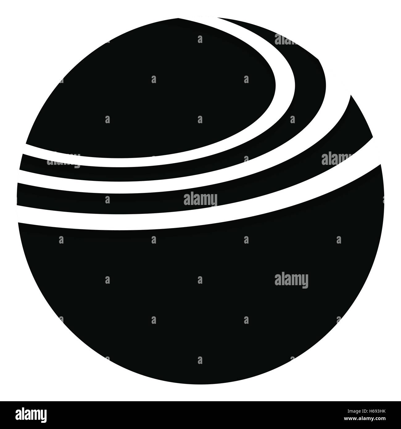 Geometric circle with dynamic ellipse lines. Circle icon Stock Vector ...