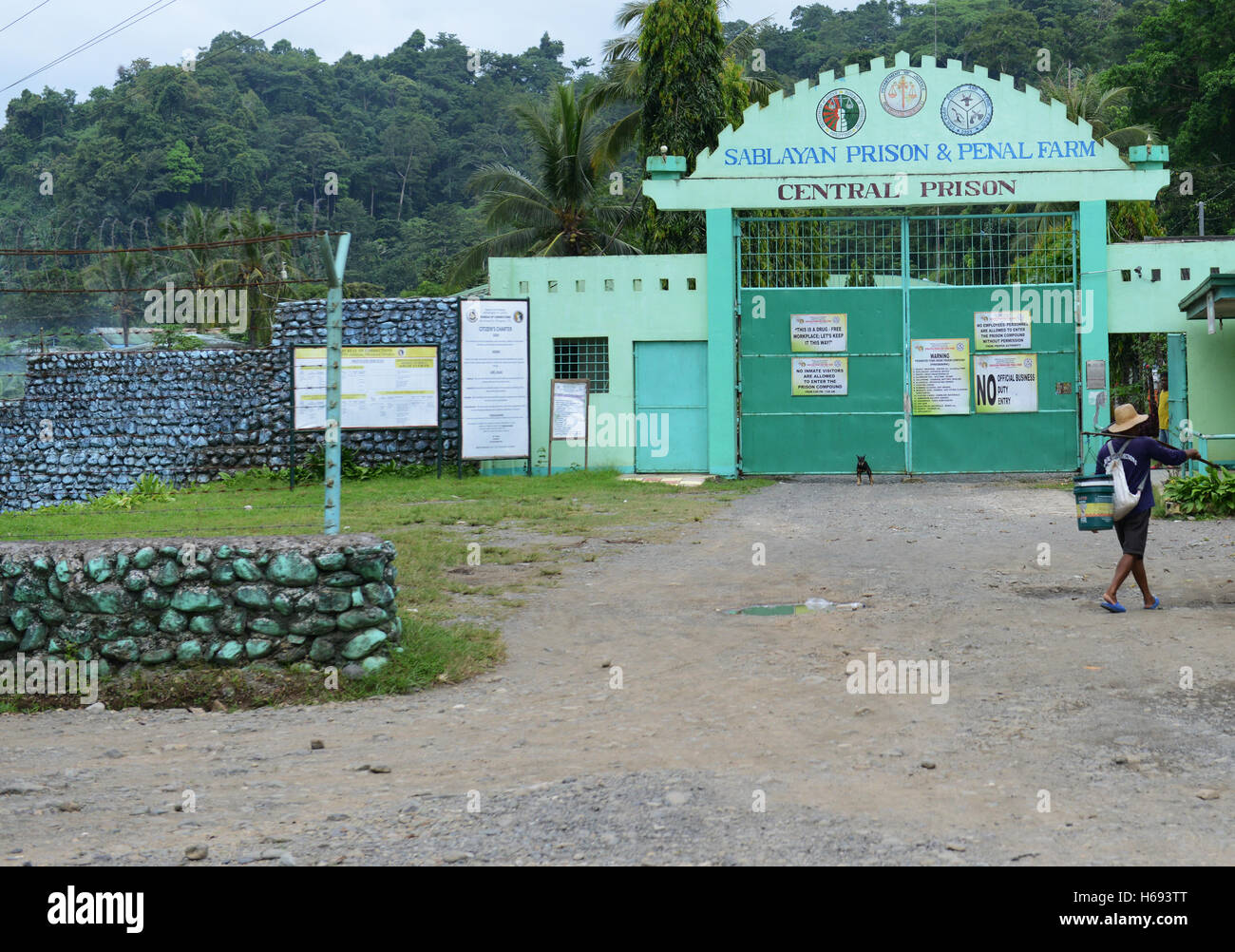 The Sablayan prison and Penal farm in Occidental Mindoro Stock Photo ...