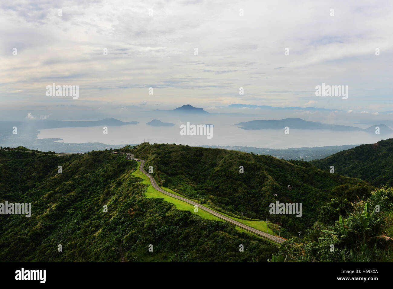 Beautiful Taal volcanic lake in Batangas, Philippines Stock Photo - Alamy
