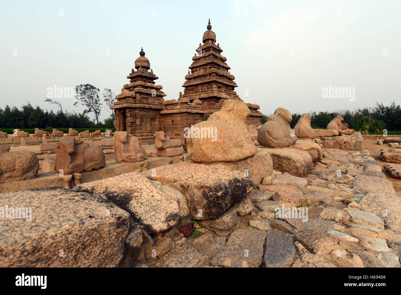 The shore temple in Mahabalipuram, India Stock Photo - Alamy