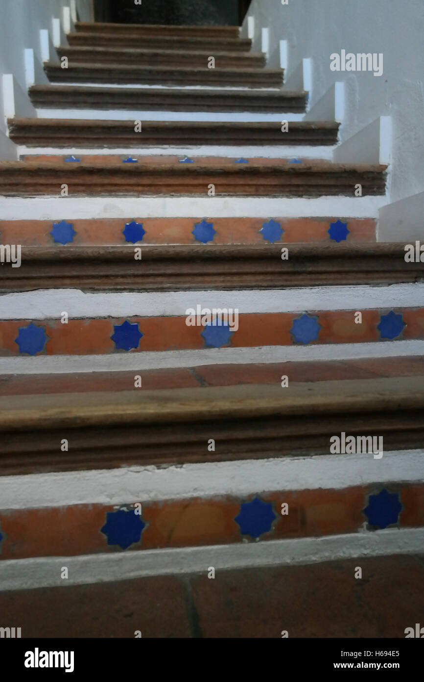 Granada Spain stairs Stock Photo - Alamy