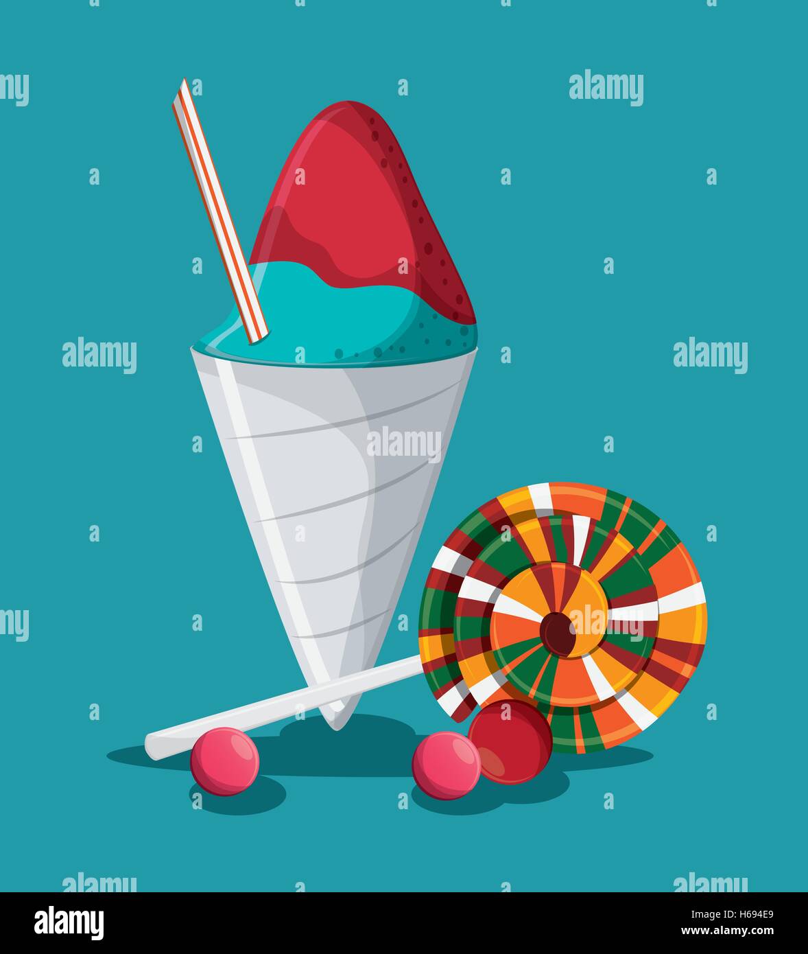 Ice cream fast and carnival food design Stock Vector Image & Art - Alamy