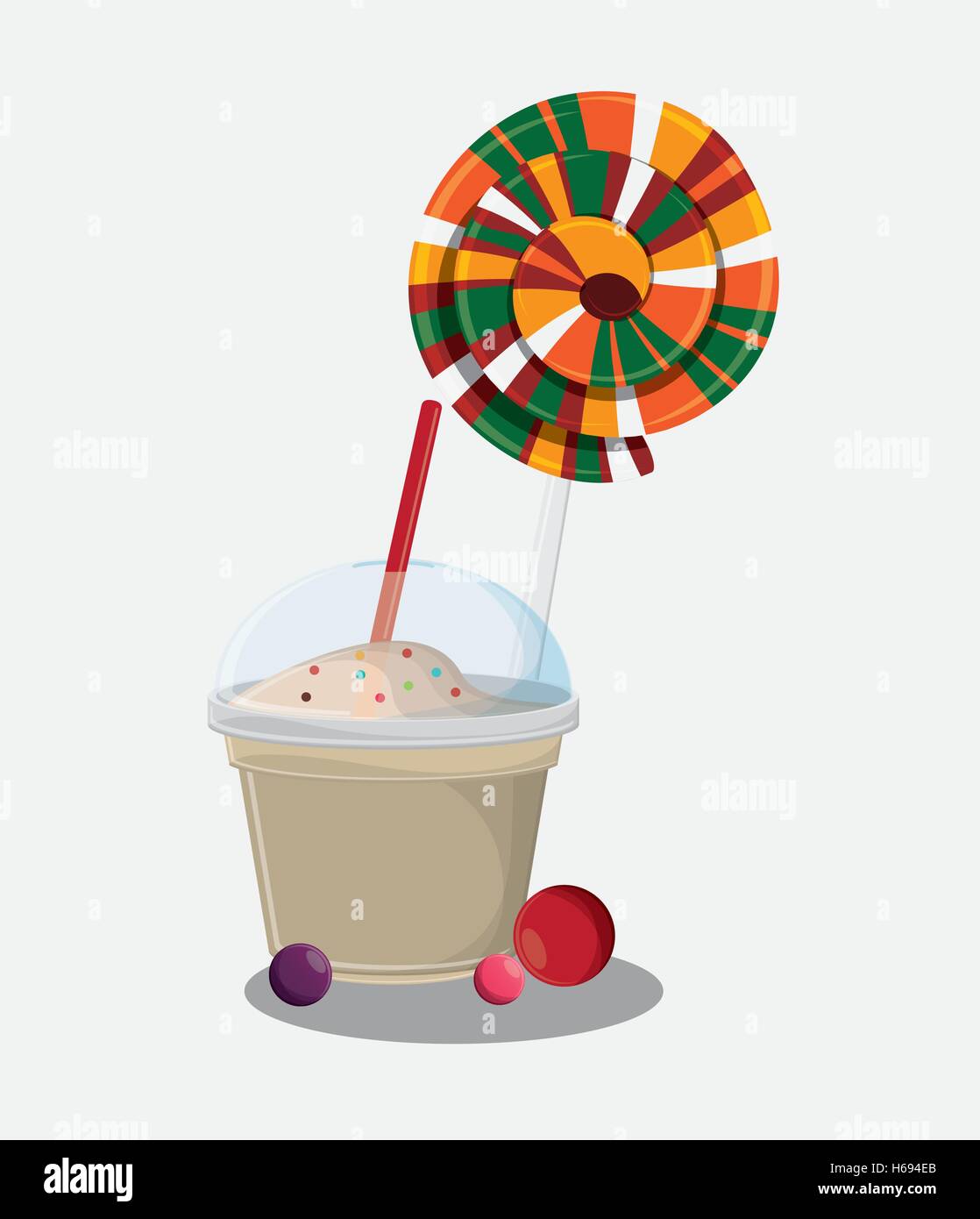 Candy fast and carnival food design Stock Vector Image & Art - Alamy