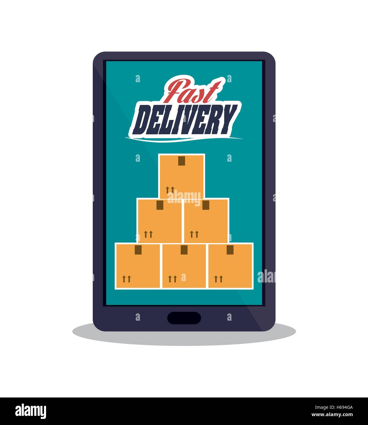 Smartphone and delivery design Stock Vector Image & Art - Alamy