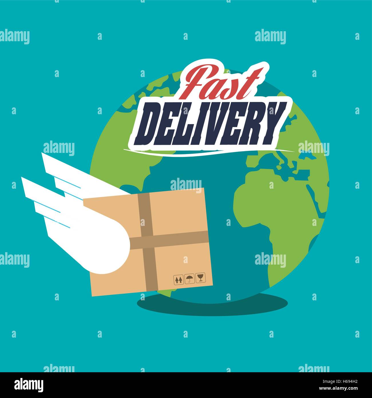 Package and delivery design Stock Vector Image & Art - Alamy