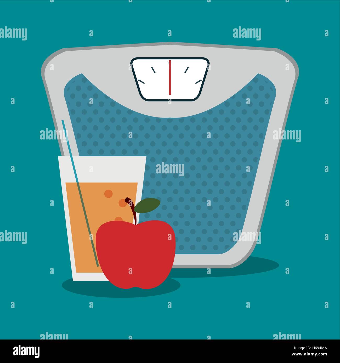Scale and healthy lifestyle design Stock Vector Image & Art - Alamy