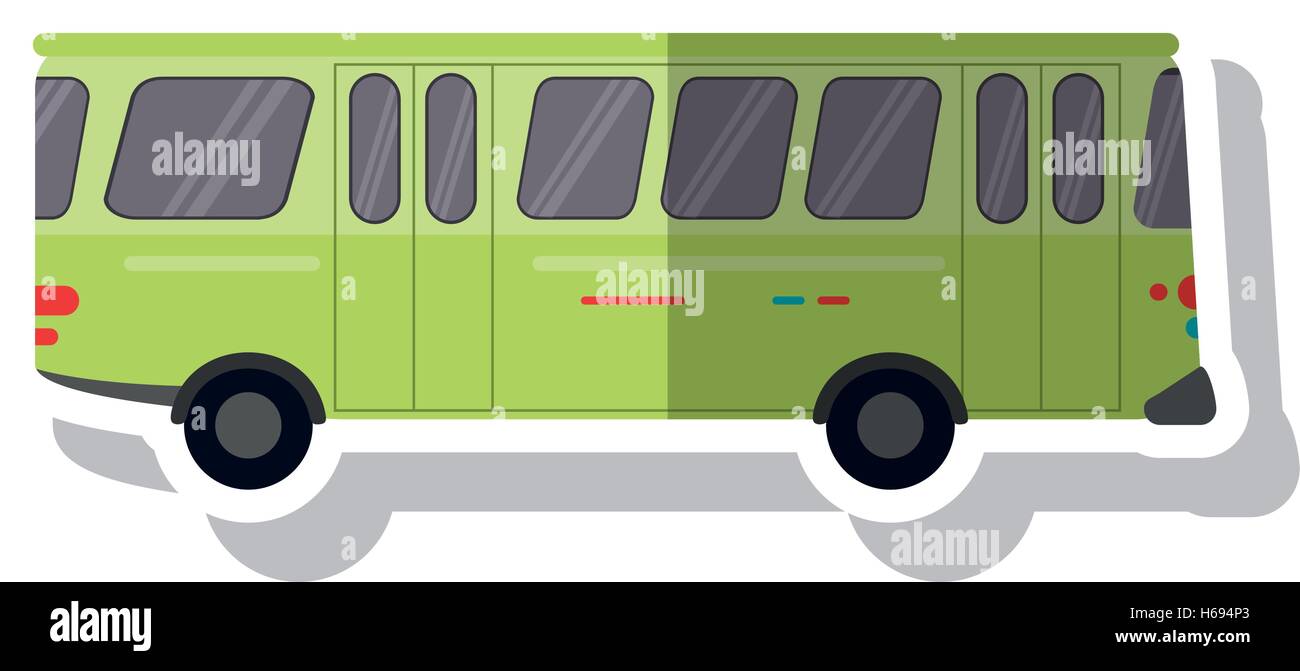 Isolated bus vehicle design Stock Vector Image & Art - Alamy
