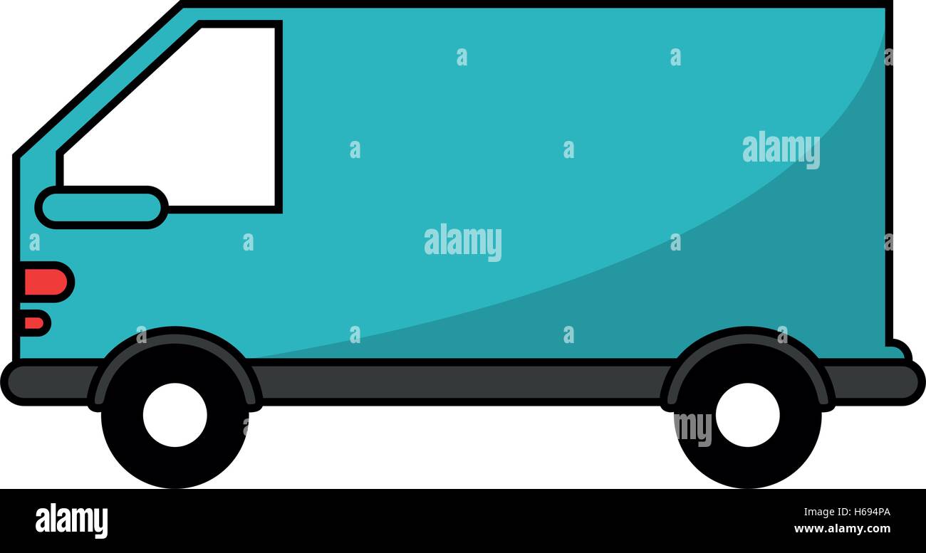 Isolated van vehicle design Stock Vector Image & Art - Alamy