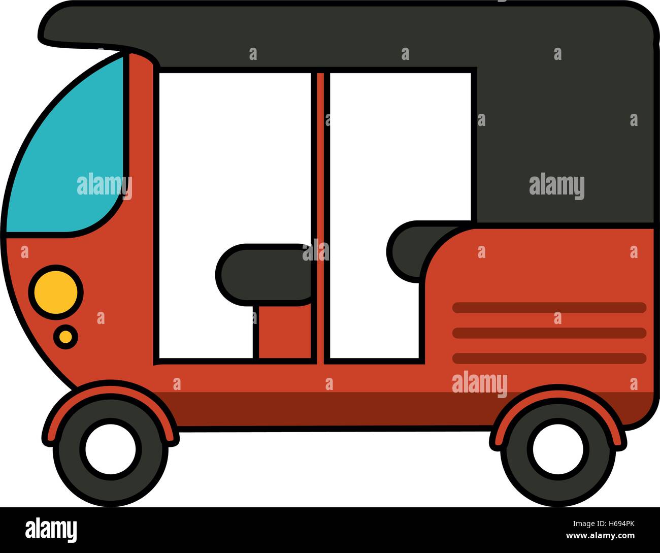 Motor three wheeler Stock Vector Images - Alamy