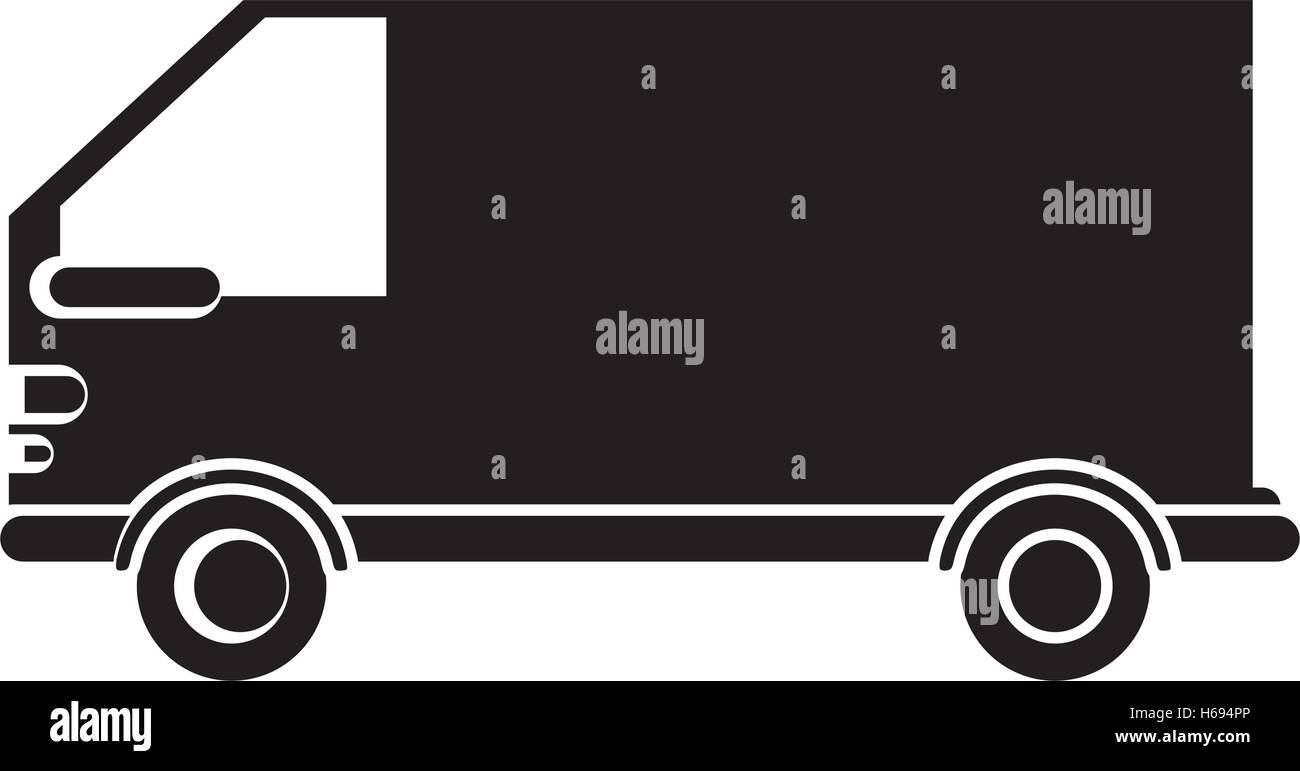 Isolated van vehicle design Stock Vector Image & Art - Alamy