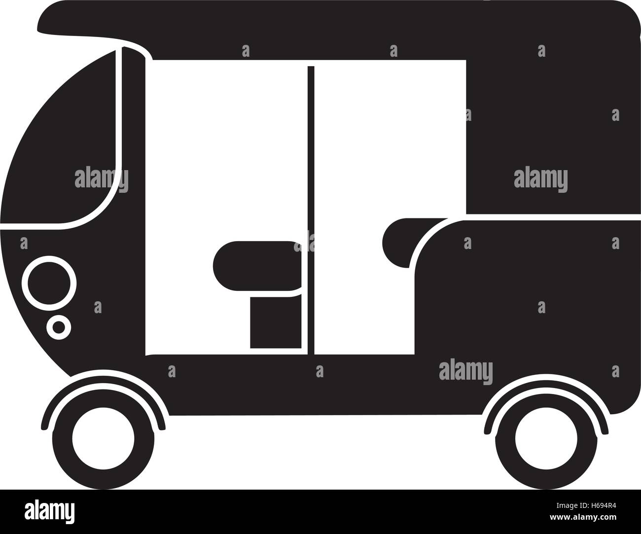 Isolated three wheeler vehicle design Stock Vector Image & Art - Alamy