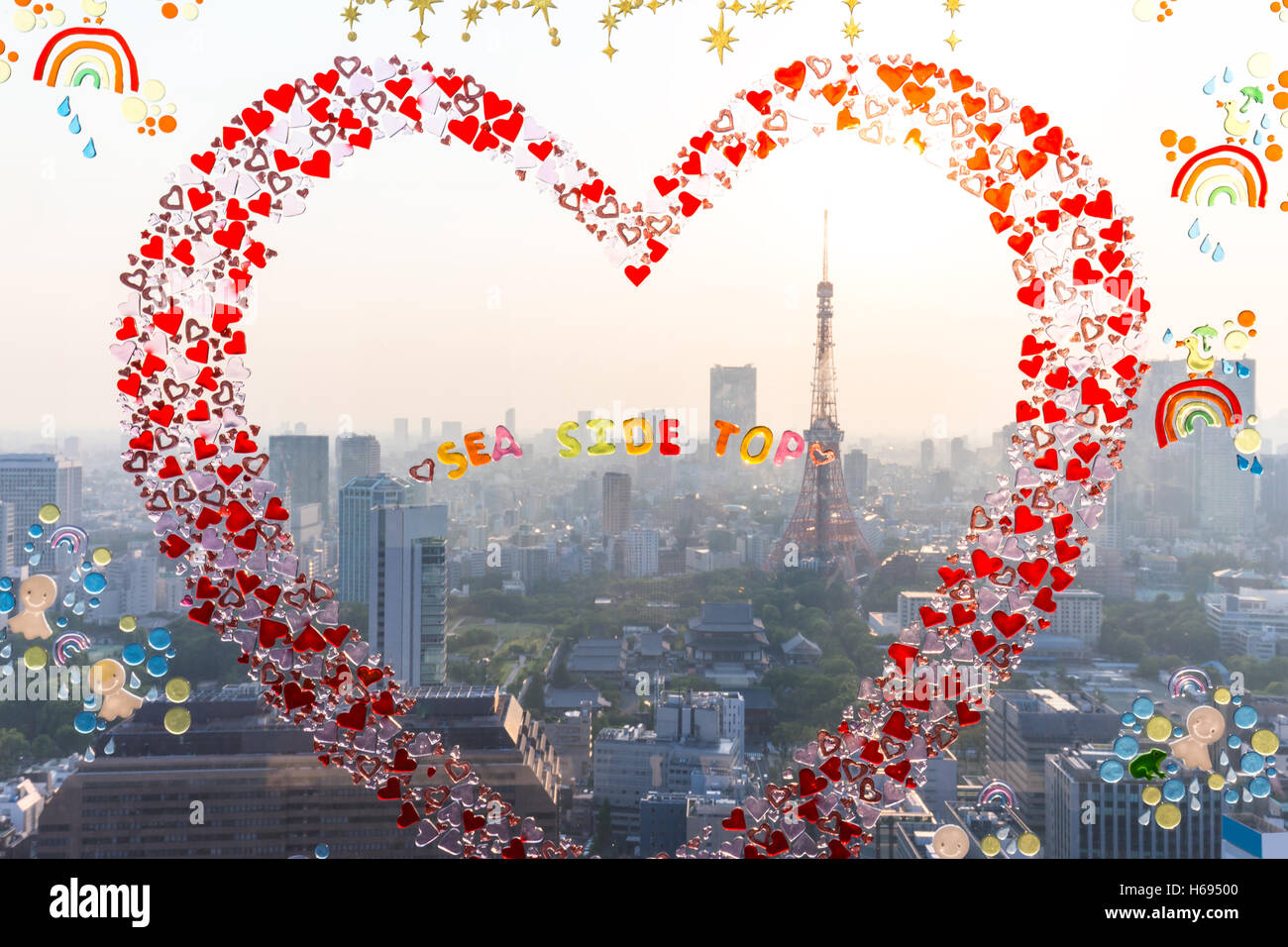 Abstract tokyo tower hi-res stock photography and images - Alamy