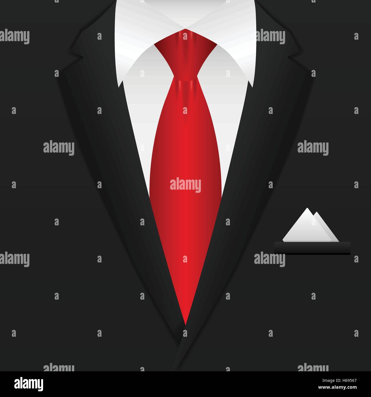 Man formal suit background. Vector illustration Stock Vector Image ...