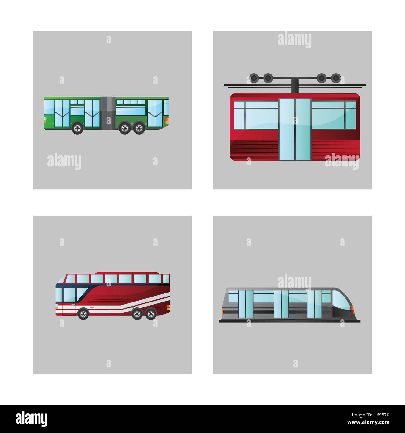 Car transporter train Stock Vector Images - Alamy