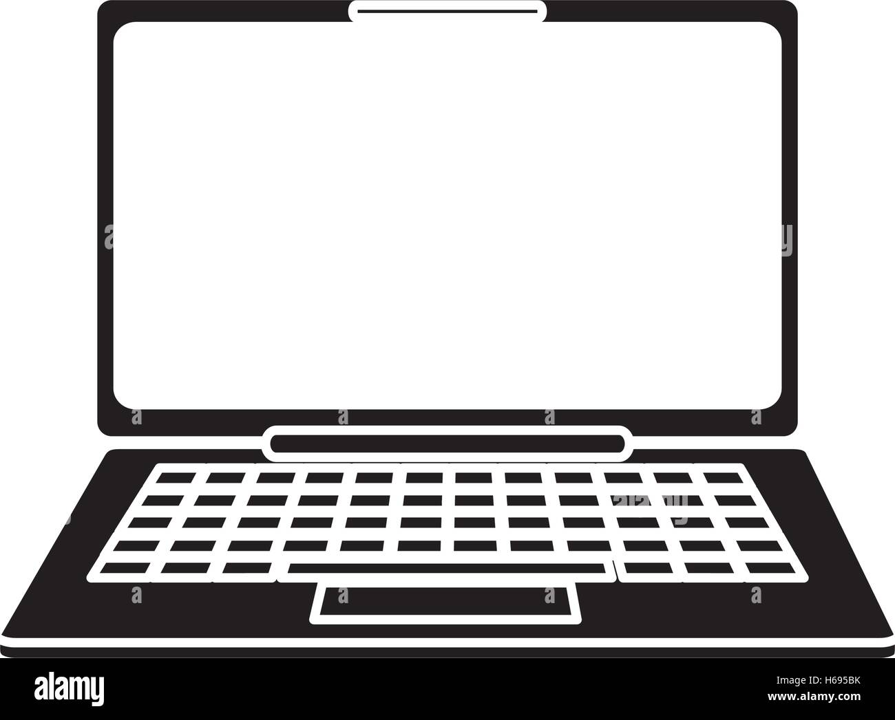 Isolated laptop device design Stock Vector Image & Art - Alamy