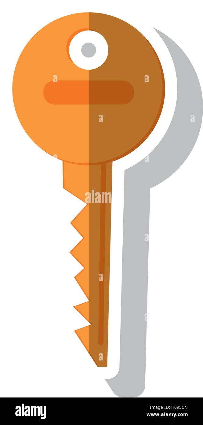Isolated key of security system design Stock Vector Image & Art - Alamy
