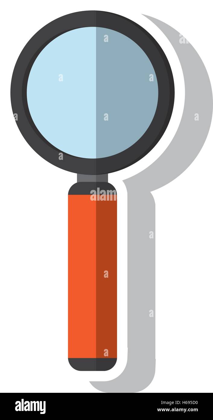 Isolated lupe tool design Stock Vector Image & Art - Alamy