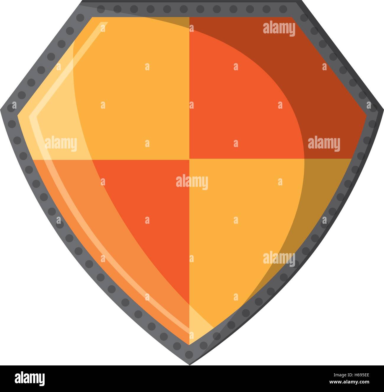 Isolated shield of security system design Stock Vector Image & Art - Alamy