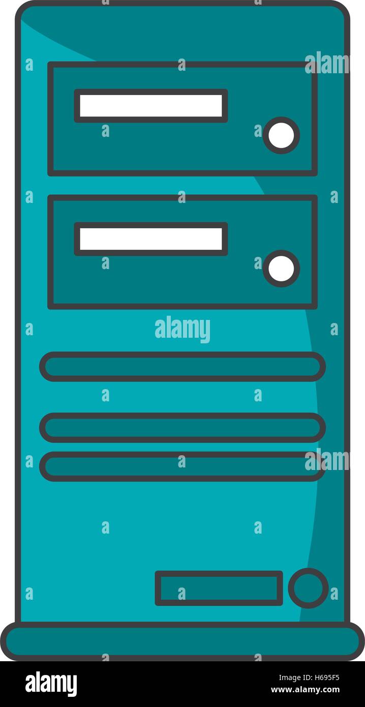 Isolated cpu device design Stock Vector Image & Art - Alamy