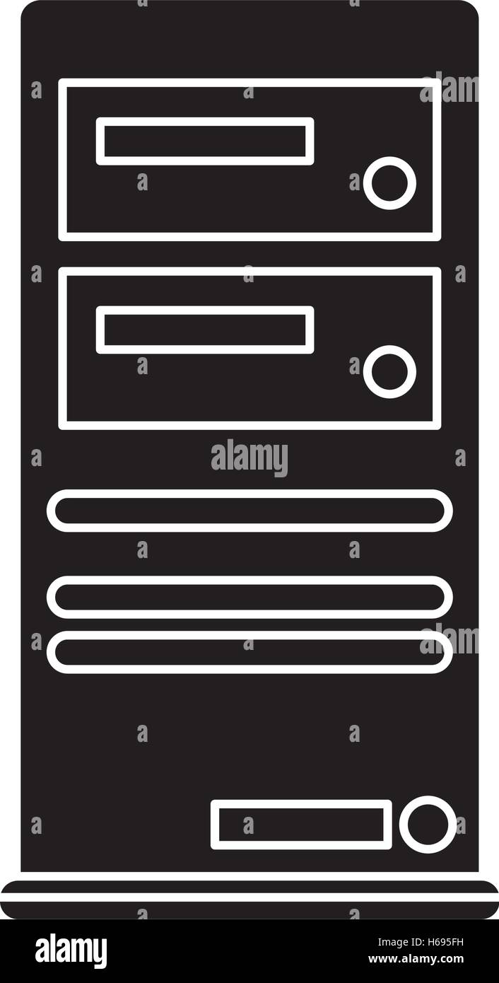 Isolated cpu device design Stock Vector Image & Art - Alamy