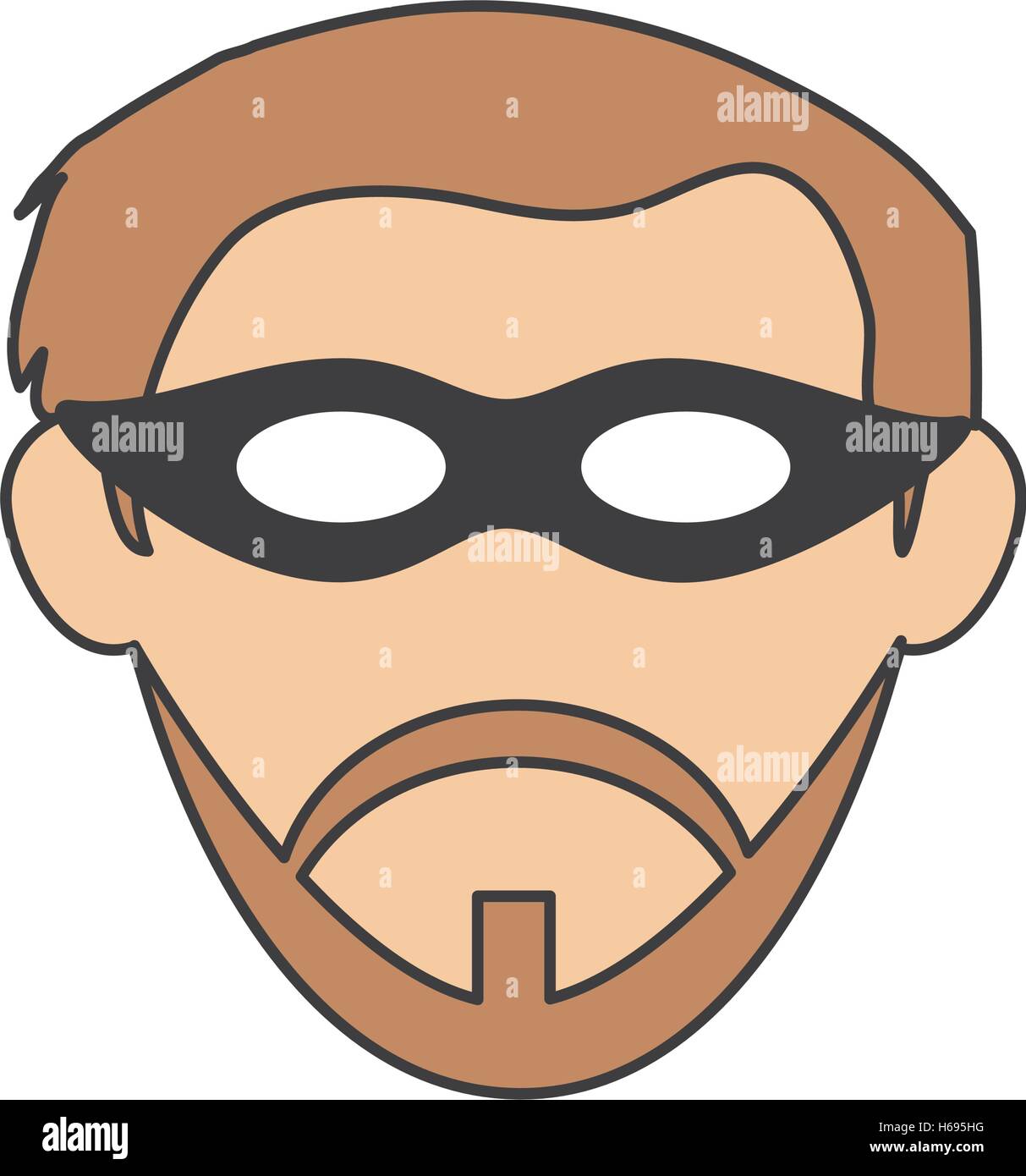 Isolated hacker of security system design Stock Vector Image & Art - Alamy