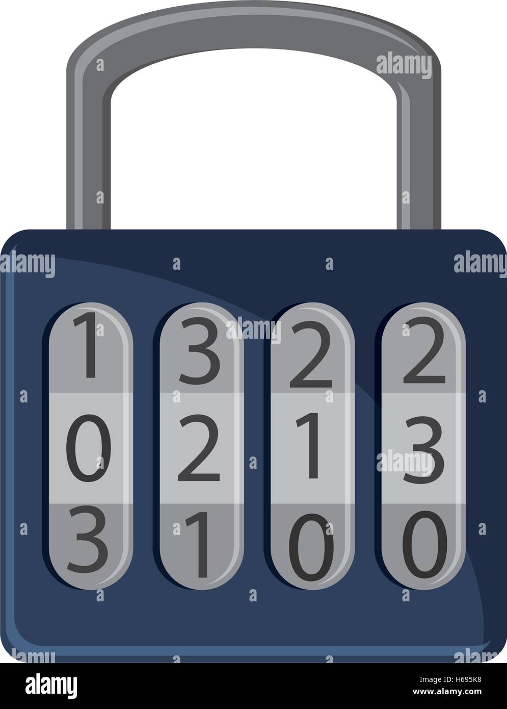 Isolated padlock of security system design Stock Vector Image & Art - Alamy