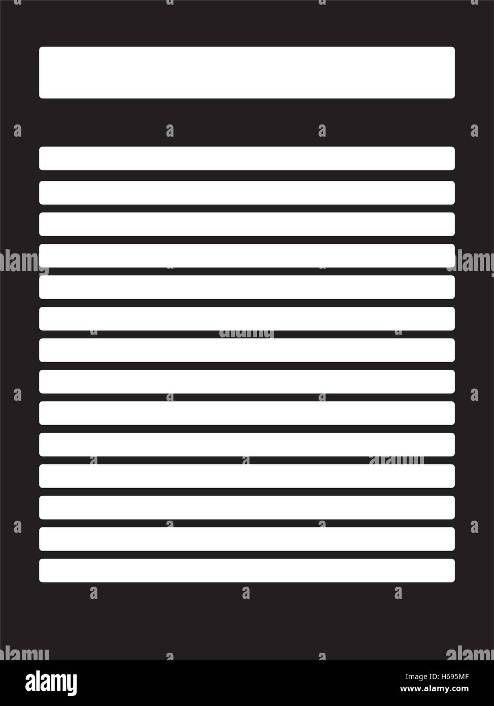 Isolated piece of paper design Stock Vector Image & Art - Alamy