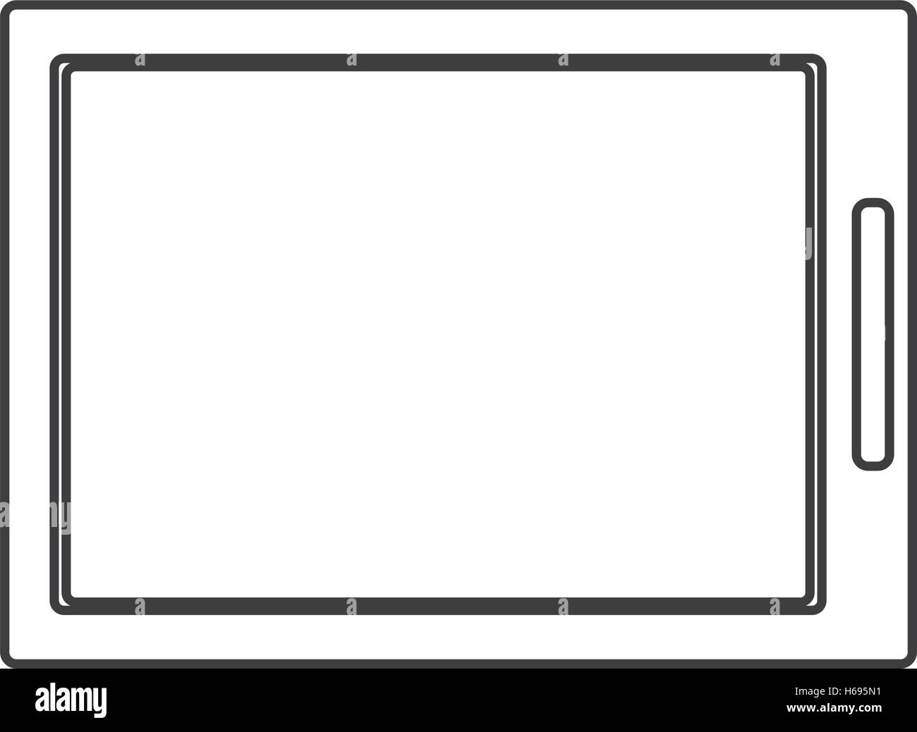 Isolated tablet device design Stock Vector Image & Art - Alamy