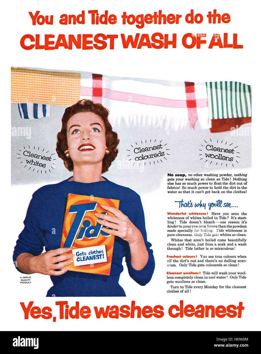 Tide Detergent Powder Advertisements