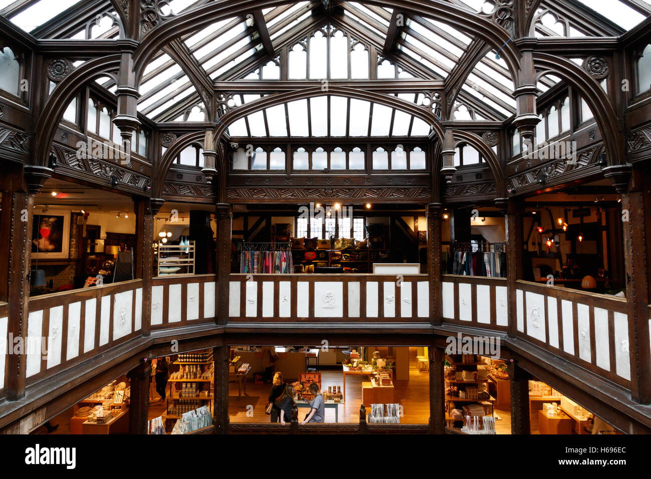 Liberty london shop interior hi-res stock photography and images - Alamy