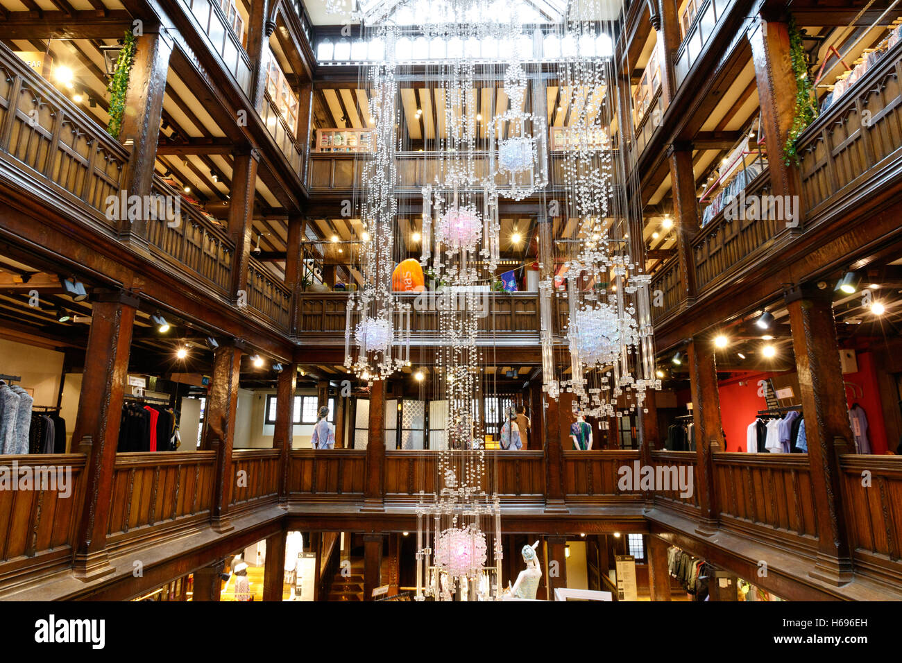 Liberty london shop interior hi-res stock photography and images - Alamy