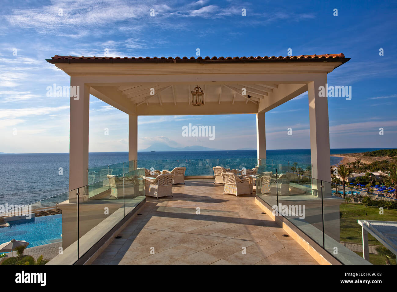 Building with terrace of luxury hotel hi-res stock photography and ...