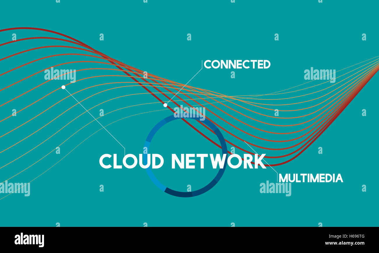 Technology Cloud Network Share Multimedia Concept Stock Photo - Alamy