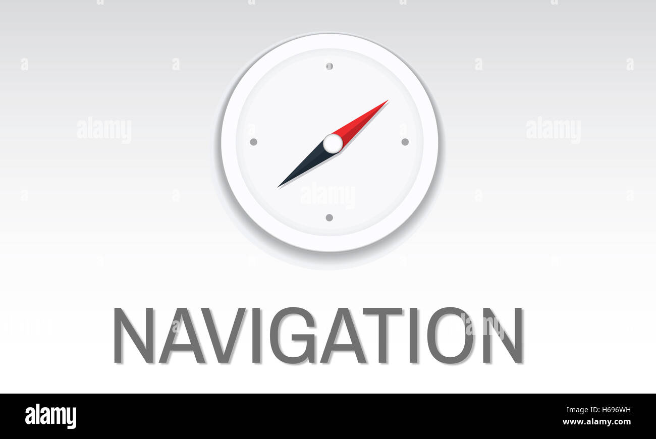 Navigation Destination Location GPS Map Concept Stock Photo - Alamy