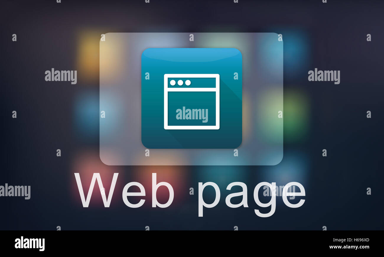 Website Network Online Communication Concept Stock Photo - Alamy