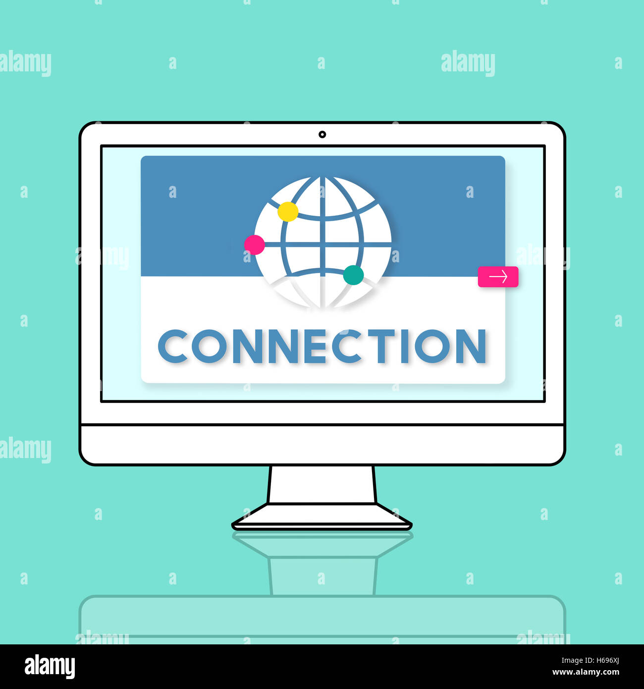 Global Communication Connection Networking Graphic Concept Stock Photo ...