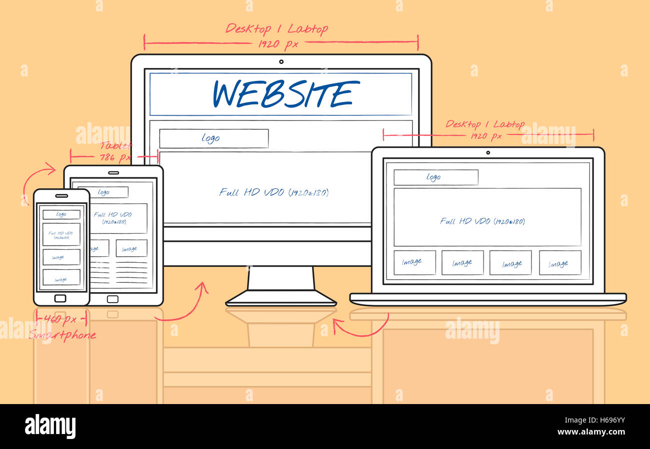 Web Layout Content Coding Template Data Design Concept Stock Photo - Alamy