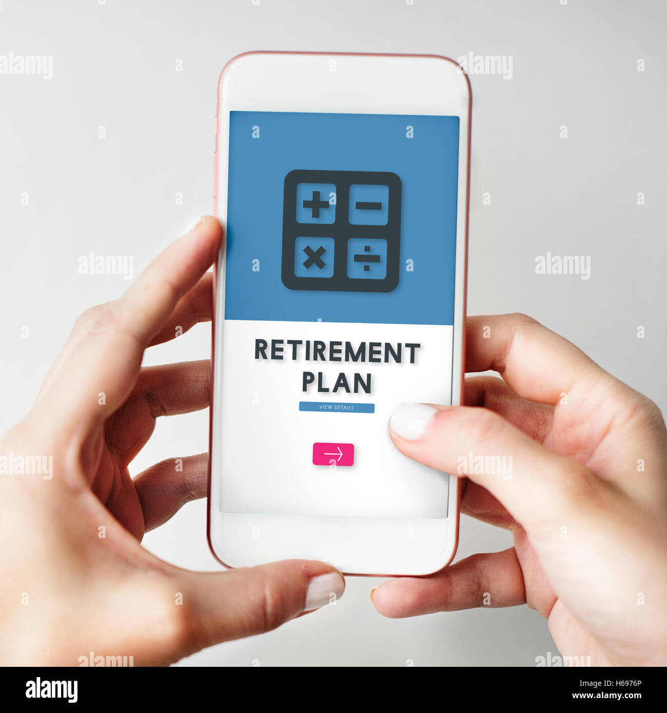 Retirement Plan Accounting Calculating Concept Stock Photo - Alamy